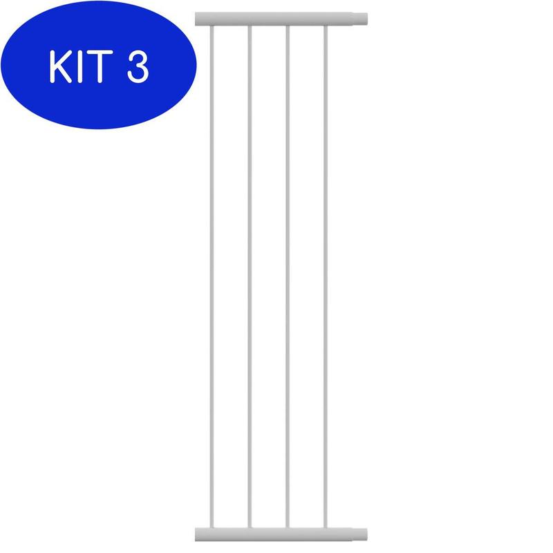 Kit 3 Extensor Multigrade Multiforma Mf 20 Cm Branco - Extensor de ...