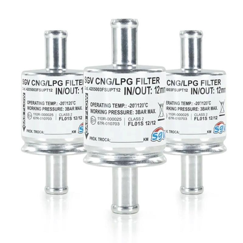 Kit 3 Filtros Sgv 5ª 6ª Geração Gnv Protetor de bicos - Filtro de Moto ...