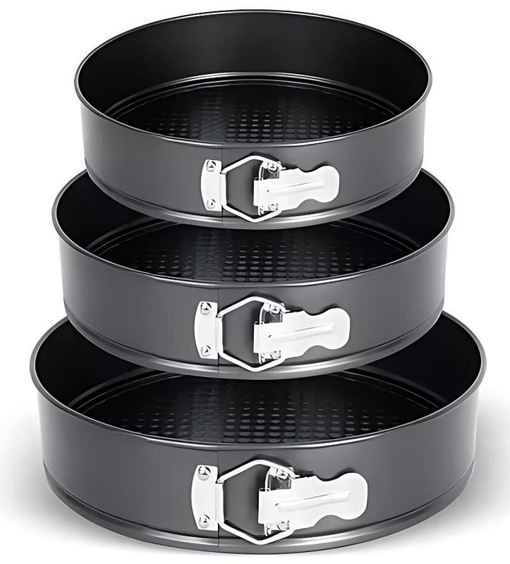 Kit 3 Formas Para Bolo Torta C/ Fundo Removível Antiaderente - Forma ...