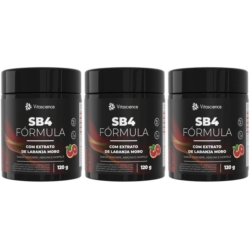 Kit 3 Fórmula SB4 - Vitascience - Massa Muscular - Magazine Luiza