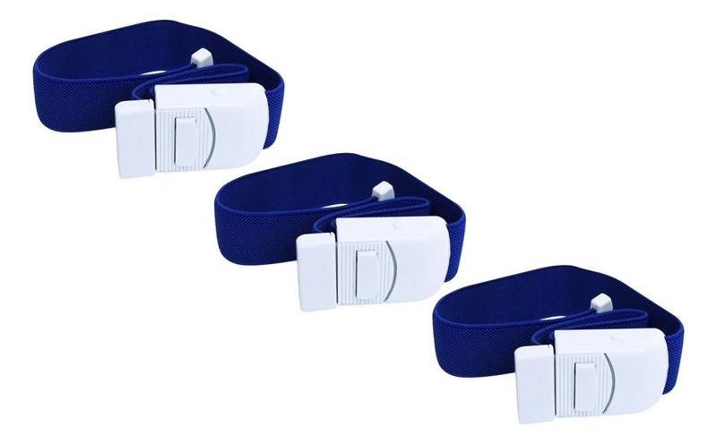 Kit 3 Garrotes Flexivel Elastico Procedimentos Coleta Sangue ...