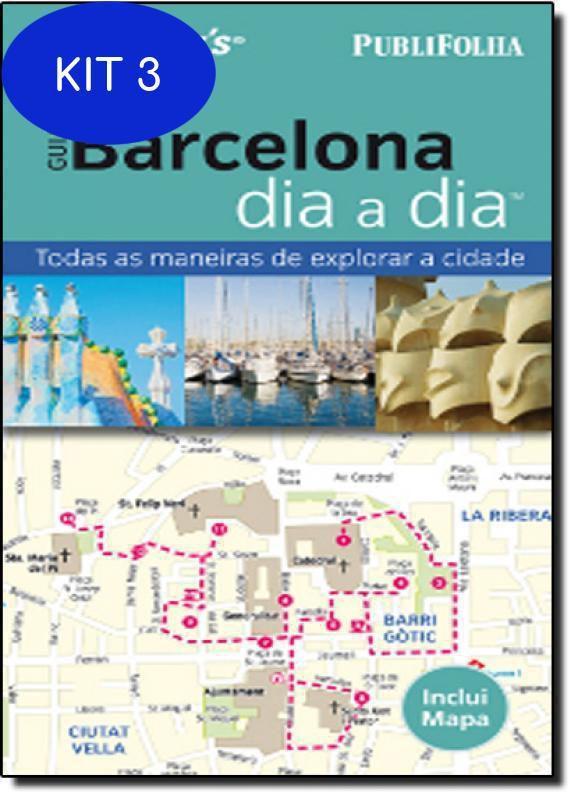 Kit 3 Livro Frommers Guia Barcelona Dia A Dia - Guia de Viagem ...