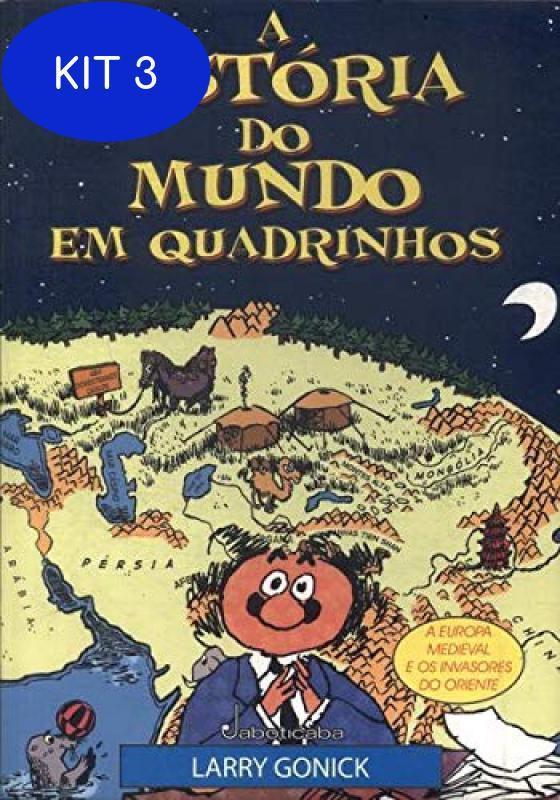 Kit 3 Livro Historia Do Mundo Em Quadrinhos Ii, A - Revista HQ ...