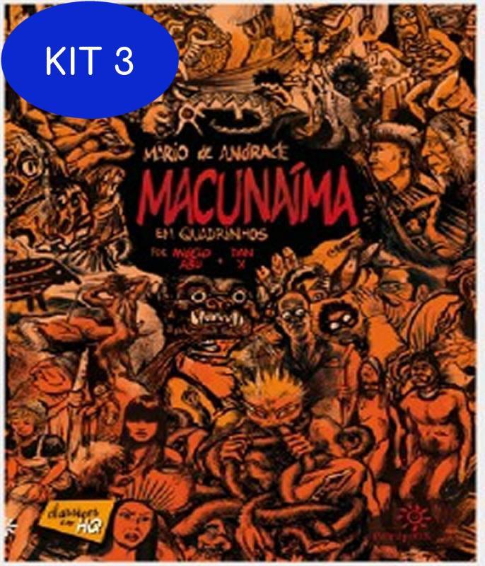 Kit 3 Livro Macunaima Em Quadrinhos - Revista HQ - Magazine Luiza