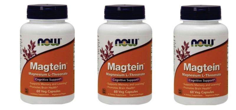 kit 3, Magnésio, Now Foods, 60 cápsulas - Vitaminas A-Z - Magazine Luiza