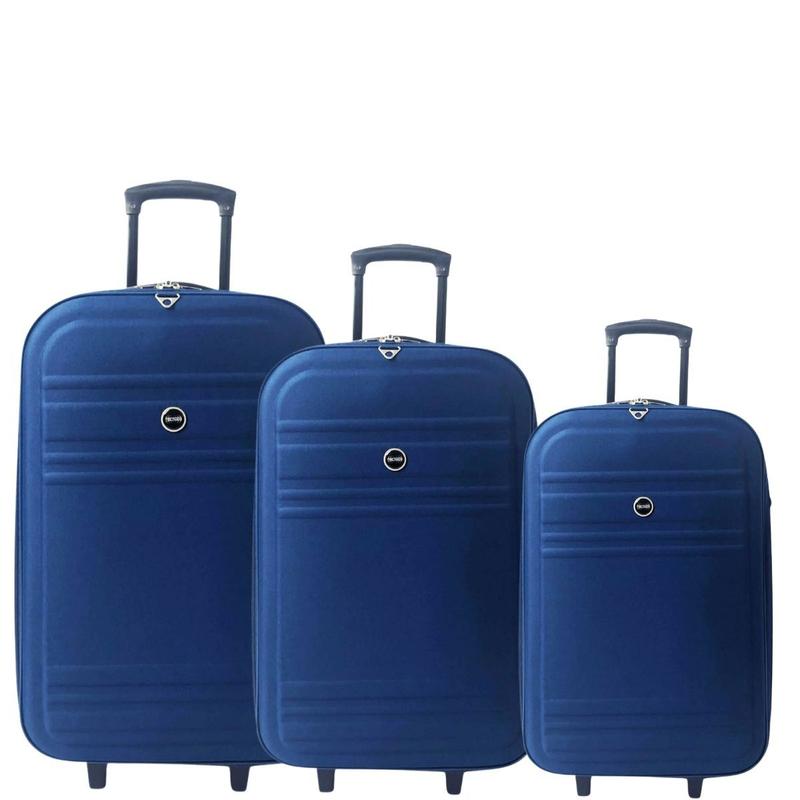 Kit 3 Malas Viagem P 10kg + Mala M23kg + Mala G 32kg Tecido Mundi ...