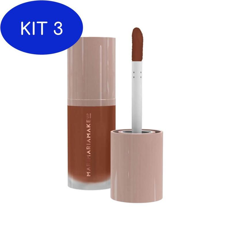 Kit 3 Marimaria Base Corretivo Matte Chocolate - Marimaria Makeup ...