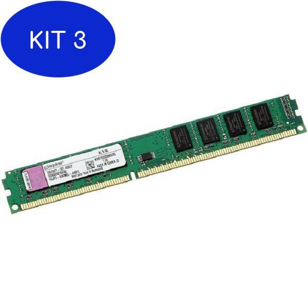 Kit 3 Memória Ram Kingston Ddr3 2Gb 1333Mhz - Memória RAM - Magazine Luiza
