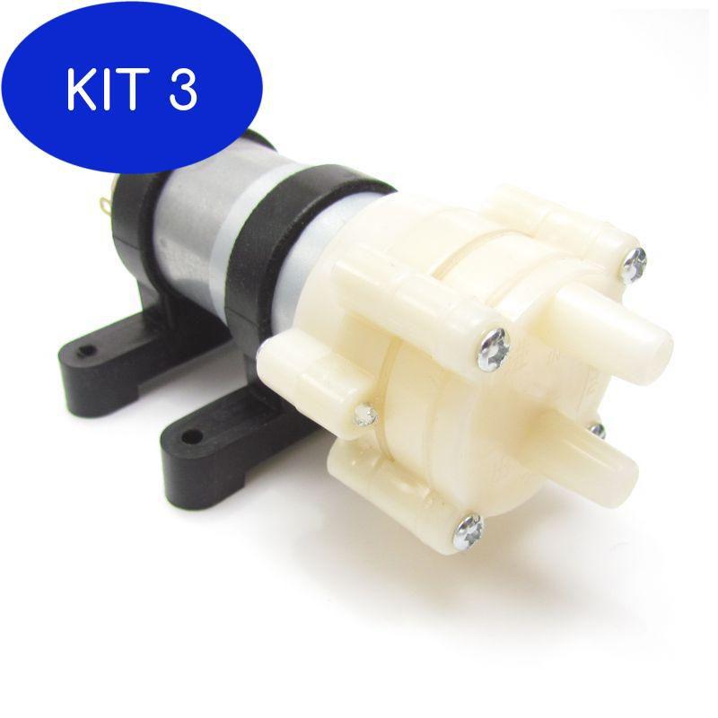 Kit 3 Mini Bomba De Água 12V Rs-385 Pulverização Arduino - Mj ...