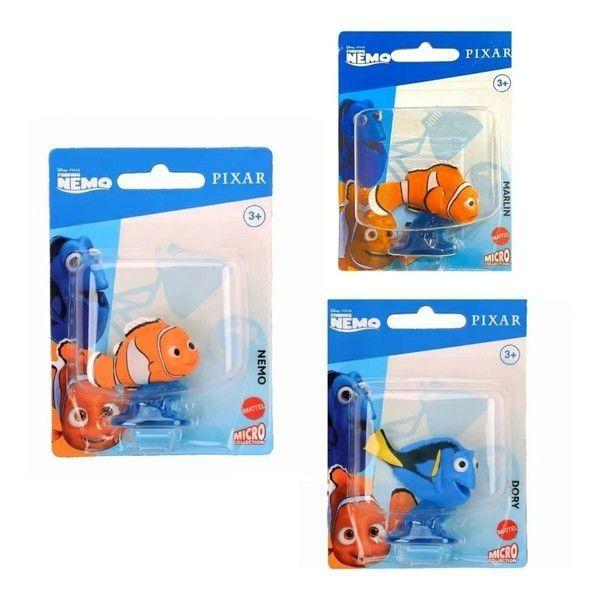 Kit 3 Mini Figuras Procurando Nemo - Disney Pixar - Mattel ...