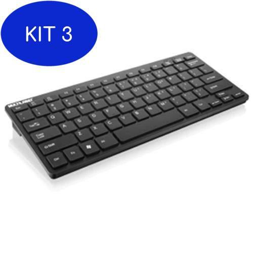 Kit 3 Mini Teclado com fio Slim Multimidia Mac/pc Xcell - X-cell ...
