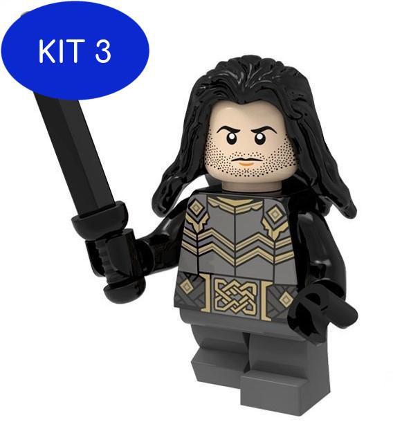 Kit 3 Minifigures Kili The Dwarf The Hobbit: An Unexpected - Mega Block ...