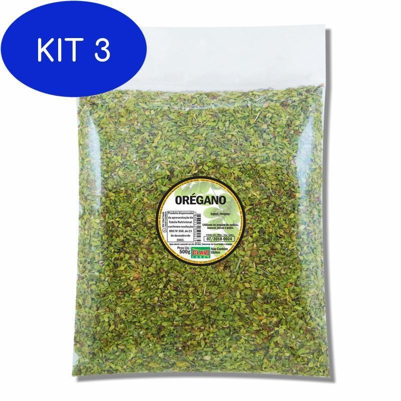 Kit 3 Orégano Peruano Flocos SC 500g - Clavi Temperos & Foods - Orégano ...