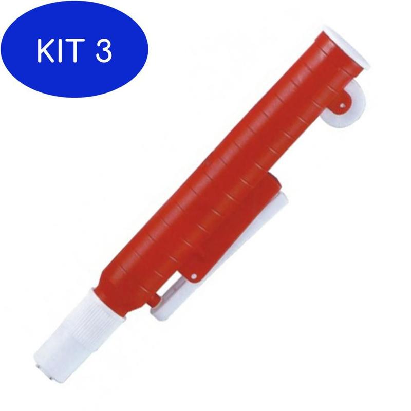 Kit 3 Pipetador Aspirador Para Pipetas 20 E 25Ml Pi-Pump - Material ...