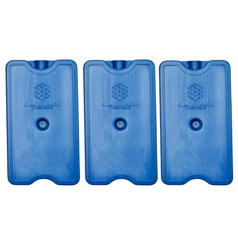 kit 3 Placa Gelo Artificial Reutilizável Rígido 1000ml Bolsa Térmica ...