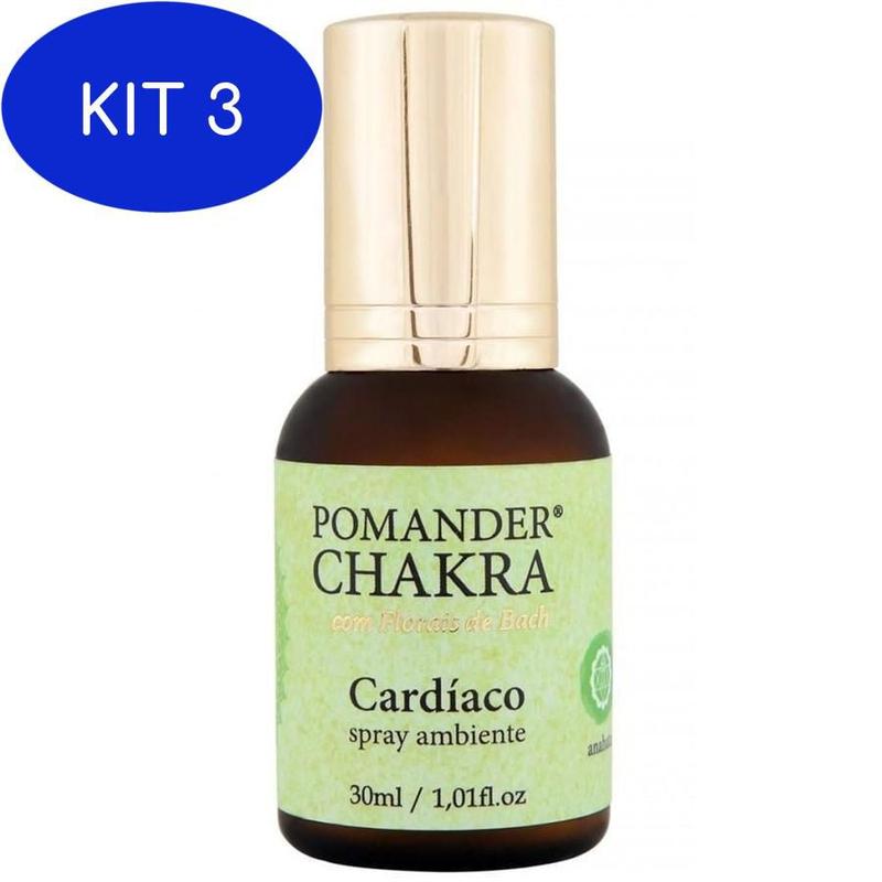 Kit 3 Pomander Chakra Cardiaco 30mL Spray - Bach Flower - Peças e ...