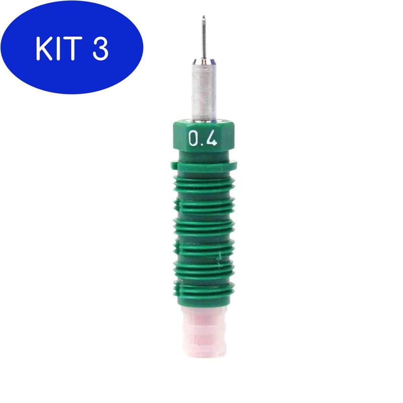 Kit 3 Ponta Caneta Nanquim Recarregável Desegraph Trident - Pontas de ...