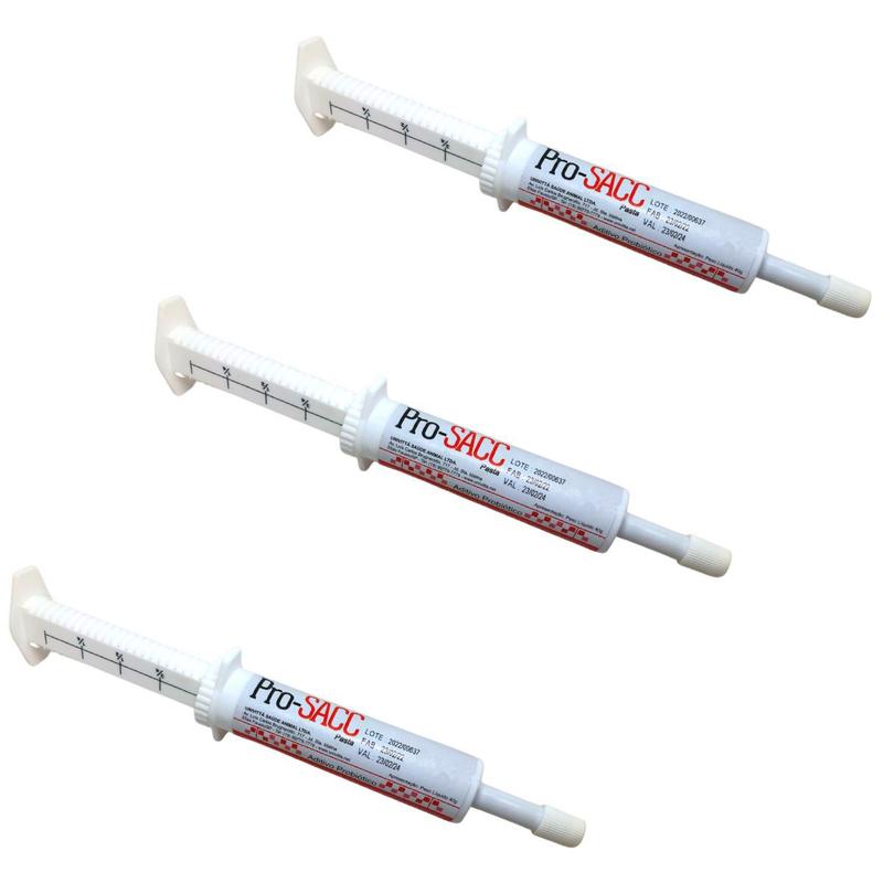 Kit 3 Pro-Sacc 40g Probiotico Pasta Oral Equinos Univitta - Univittá ...
