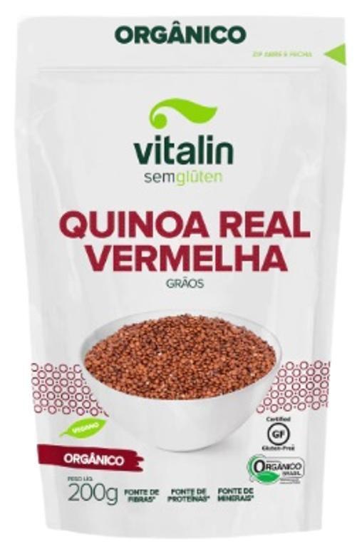Kit 3 Quinoa Real Vermelha Em Grãos Orgânica Sem Glúten - Vitalin ...