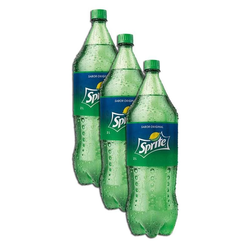 Kit 3 Refrigerante Sprite Original Garrafa 2 Litros - Refrigerante ...