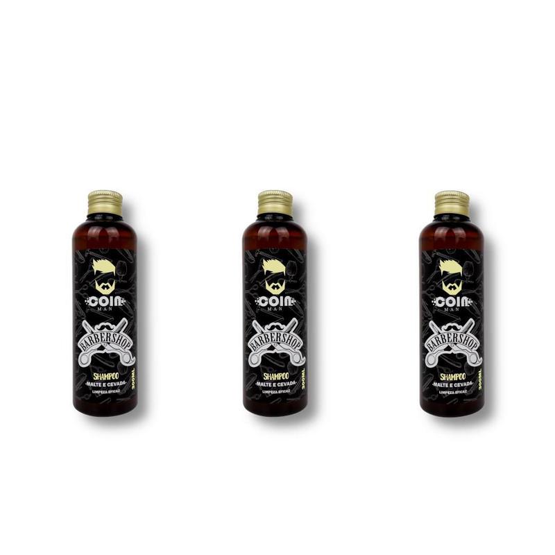 Kit 3 Shampoo Anti-Residuo - Shampoo Técnico Coin Man 300Ml - Shampoo ...
