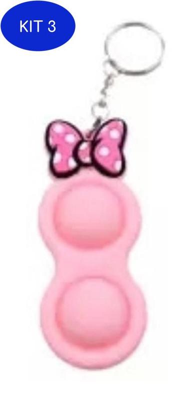 Kit 3 Simple Dimple 2 Fidget Toy Pop Bubble Sensorial Laço - Mega Block ...