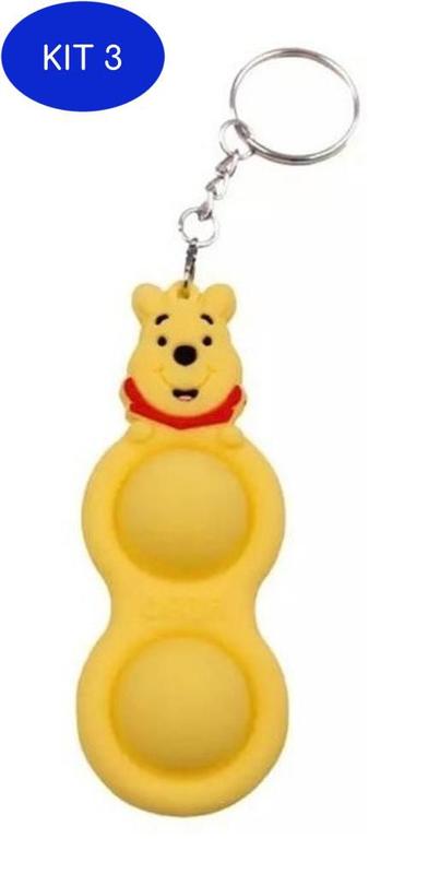 Kit 3 Simple Dimple 2 Fidget Toy Pop Bubble Sensorial Pooh - Mega Block ...