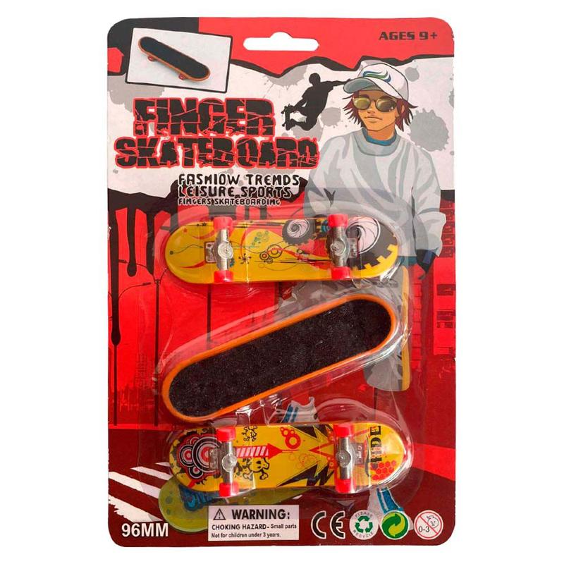 Kit 3 Skates de Dedo Mini Finger Skateboard Radical com Lixa - Belinda ...
