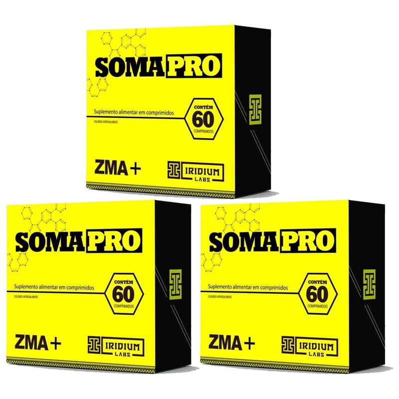 Kit 3 Somapro - 60 Cápsulas - Iridium Labs - Intlab - Termogênico ...