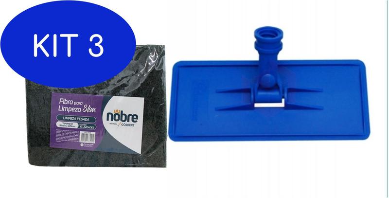 Kit 3 Suporte Plástico Para Fibras E Pacote De Fibra Com 10Und ...