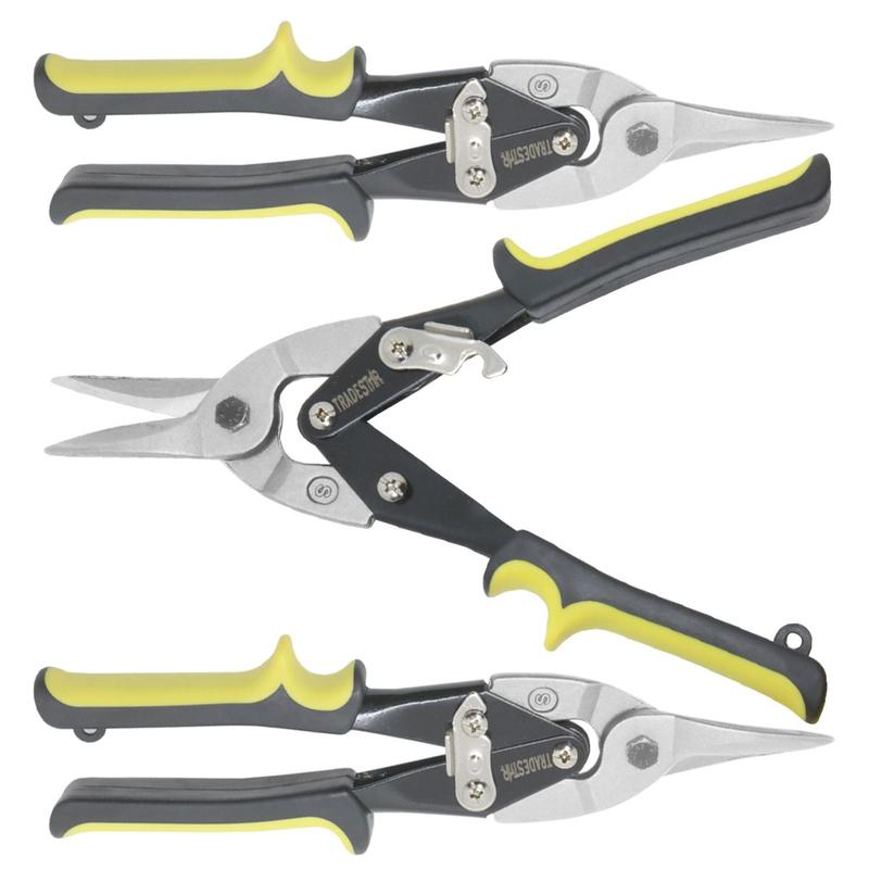 Kit 3 Tesoura Aviação para chapa Cortar Reta 10" Corneta - Tradestar ...