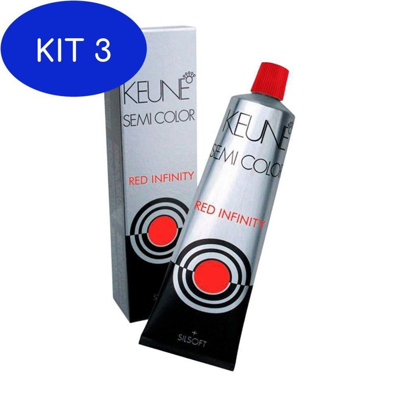 Kit 3 Tinta Keune Semi Color Ri - Cor 5.56 - Castanho Claro ...