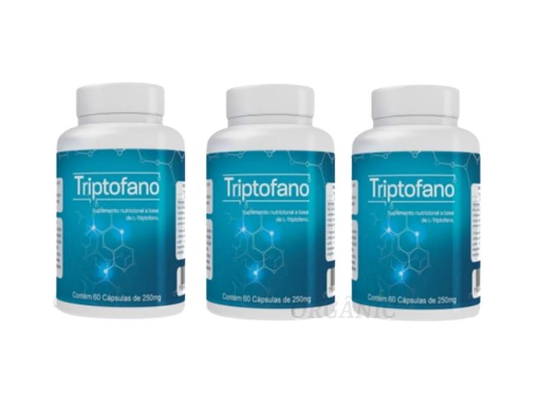Kit 3 Triptofano 180 Caps - Suplemento Nutricional - Nattubras ...
