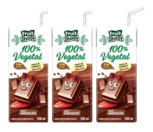 Kit 3 Un Bebida À Base De Aveia Chocolate Fruit Shoot 200ml - Maguary ...
