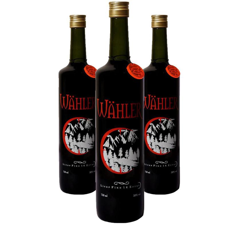 Kit 3 Unidades Licor De Ervas Wahler - 750Ml Cada - Licor - Magazine Luiza