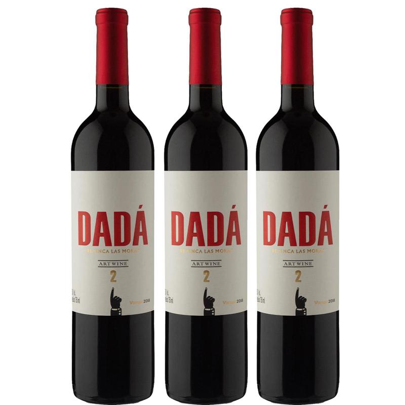 Kit 3 Vinho Tinto Argentino Finca Las Moras Dada No 2 Art Wine 2020 ...