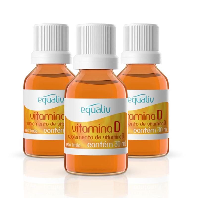 Kit 3 Vitamina D 200ui em Gotas Equaliv 30ml - Vitaminas A-Z - Magazine ...