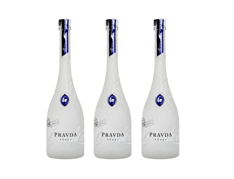 Kit 3 vodka pravda 750ml - Vodka - Magazine Luiza