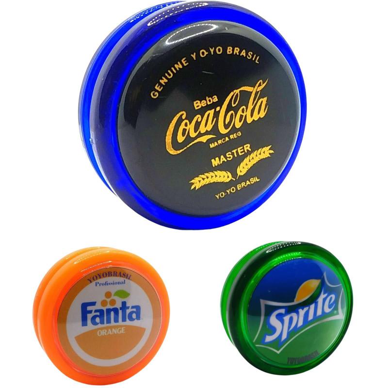 Kit 3 Yoyos Retrô Coca Master Premium (Ioio,Yoyo) Yoyobrasil - Ioiô ...