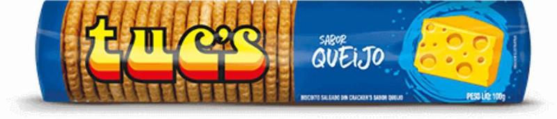 Kit 30un. Biscoito Din Cracker's Queijo Tuc's Pacote 100g - TUCS ...