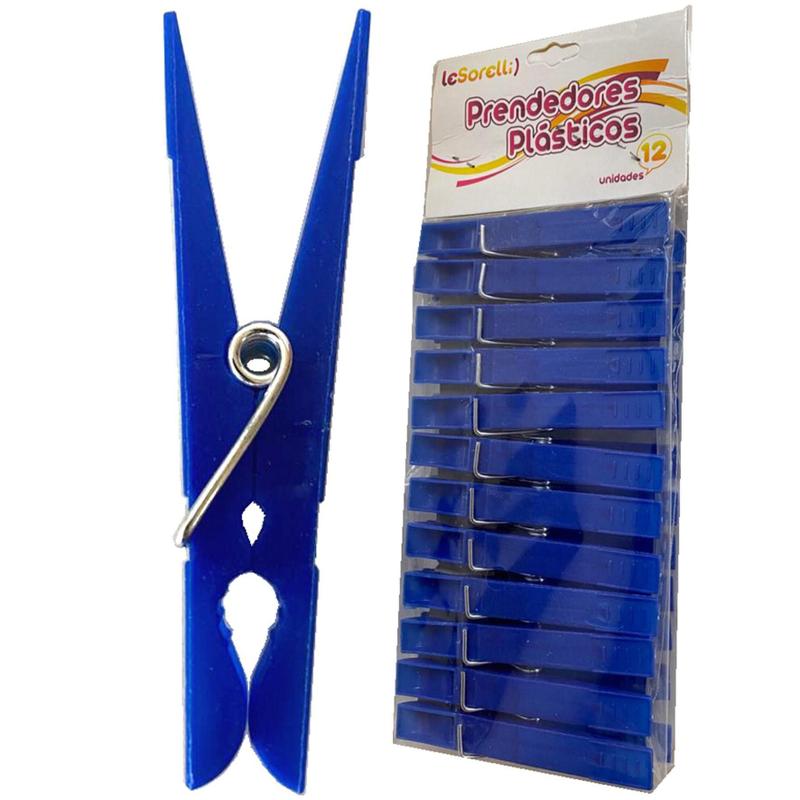 Kit 36 Prendedores de Roupas Modelo Classic Azul - Lesorelli ...