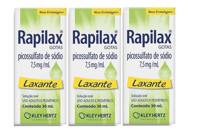 Kit 3cxs Rapilax Laxante Sem Cólica Kley Hertz - No Magalu - Magazine Luiza