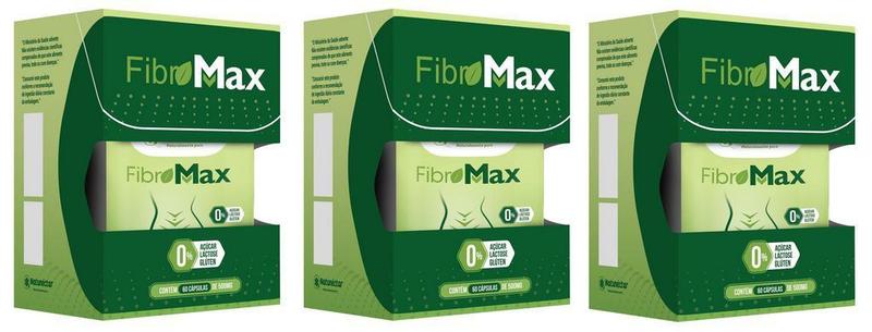 Kit 3uni FibroMax - Composto de Fibras (3x 60 caps) - Natunectar - No ...
