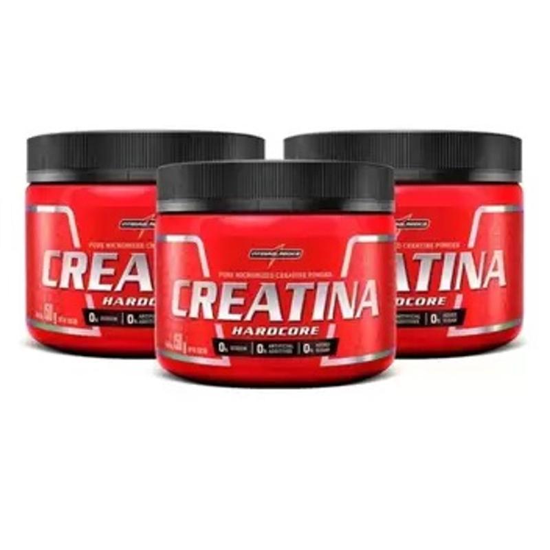 Kit 3x creatina hardcore 150g integralmédica - Creatina - Magazine Luiza