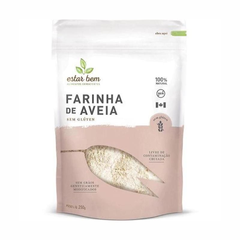 Kit 3X: Farinha De Aveia Sem Glúten Estar Bem 250G - Farinha - Magazine ...