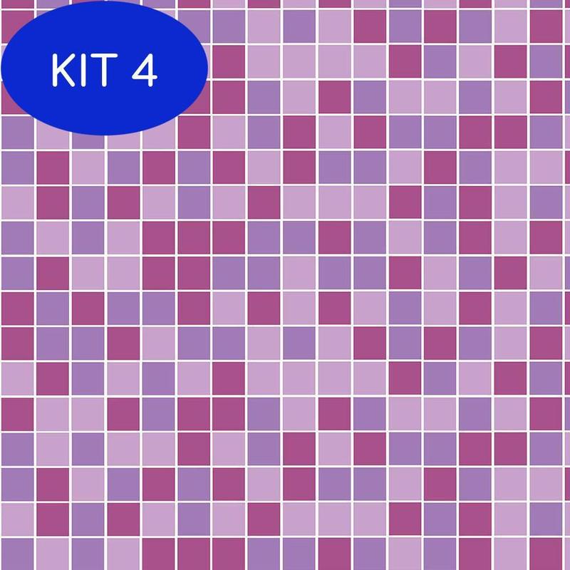 Kit 4 Adesivo Pastilhas Rosa E Branco Para Área Gourmet - Papel E ...