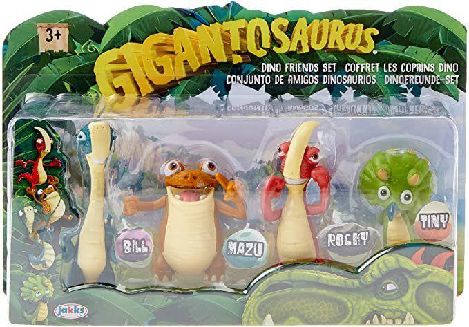 Kit 4 Amigos Gigantosaurus Rocky/Bill/Shine/Mazu - Mimo Toys - Bonecos ...