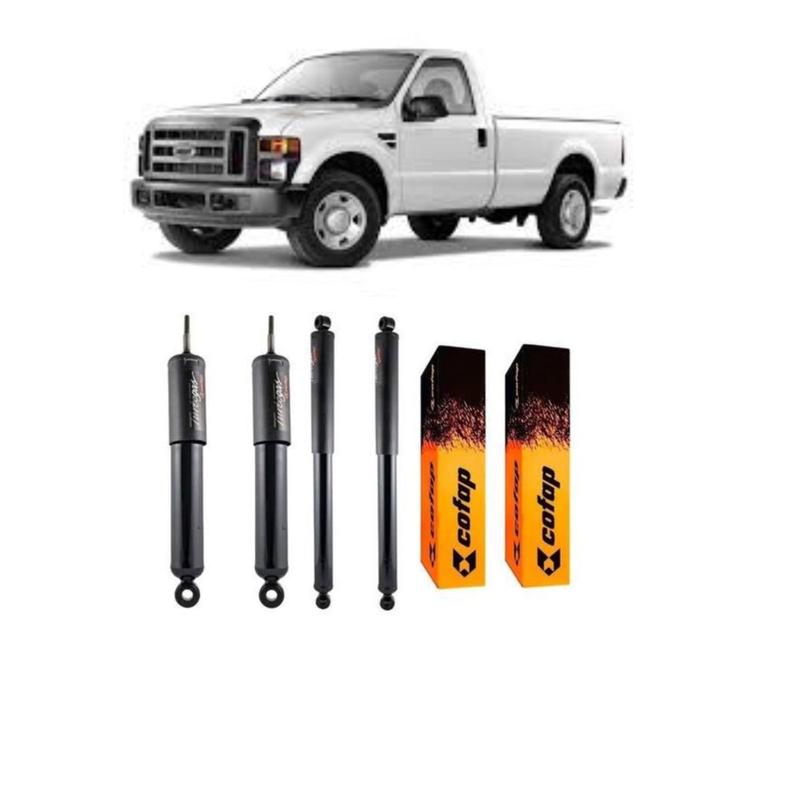 KIT 4 AMORTECEDOR F250 XL XLT 4x2 2001 até 2006 COFAP Turbogas ...
