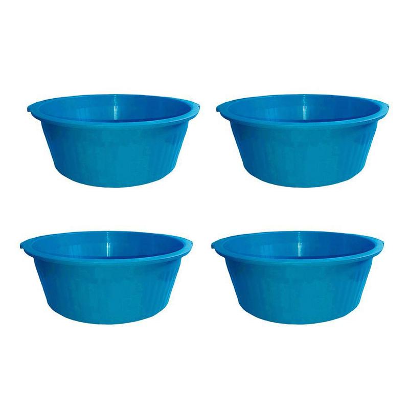 Kit 4 Bacia Plástica Multiuso 32 Litros 47x20cm Coloridas - Arqplast ...