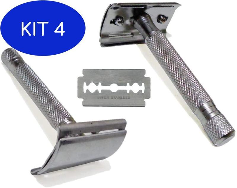 Kit 4 Barbeador Clássico Vintage - Js Technology - Barbeador Elétrico ...